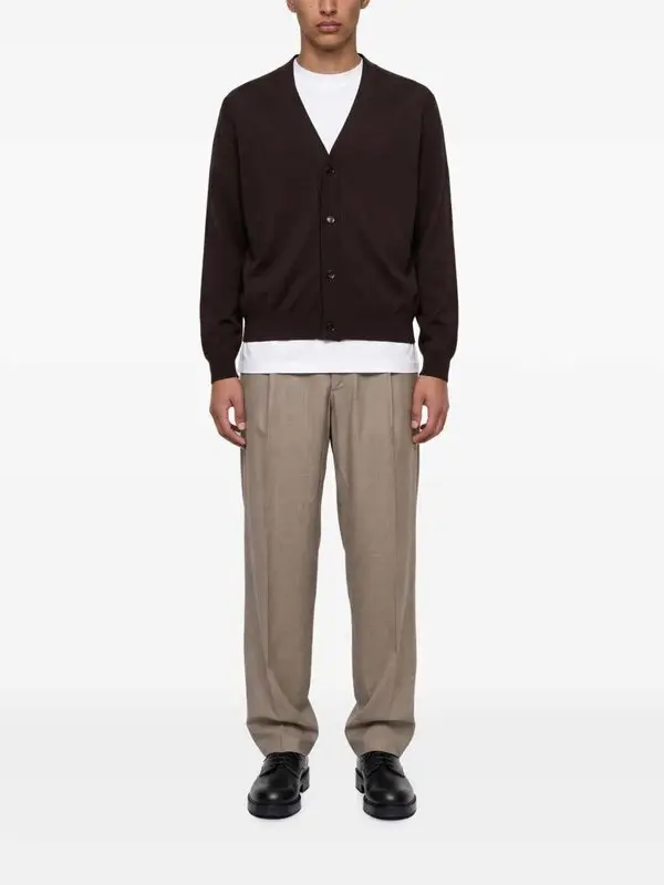 Thom Browne V-neck Cardigan - Brown