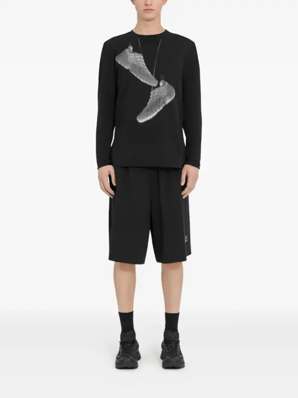 MM6 X SALOMON Mm6 Maison Margiela X Salomon Graphic Print Sweatshirt