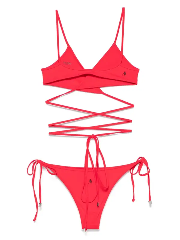 Attico Bikini With Rubber Logo
