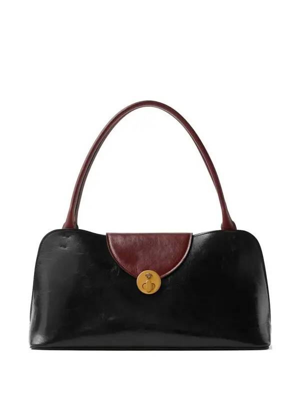 Versace Vivian Medium Leather Crossbody Bag - Black