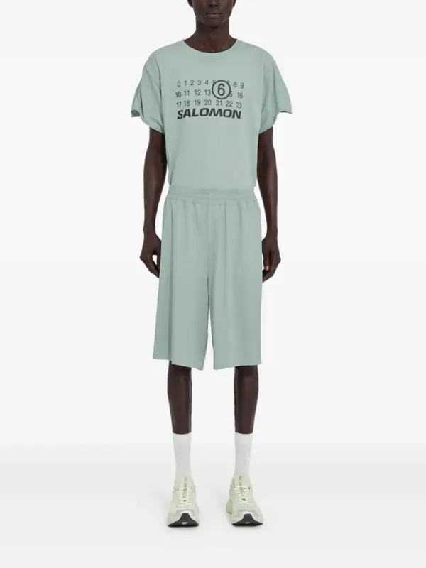 MM6 X SALOMON Mm6 Maison Margiela X Salomon Shorts With Numerical Graphics