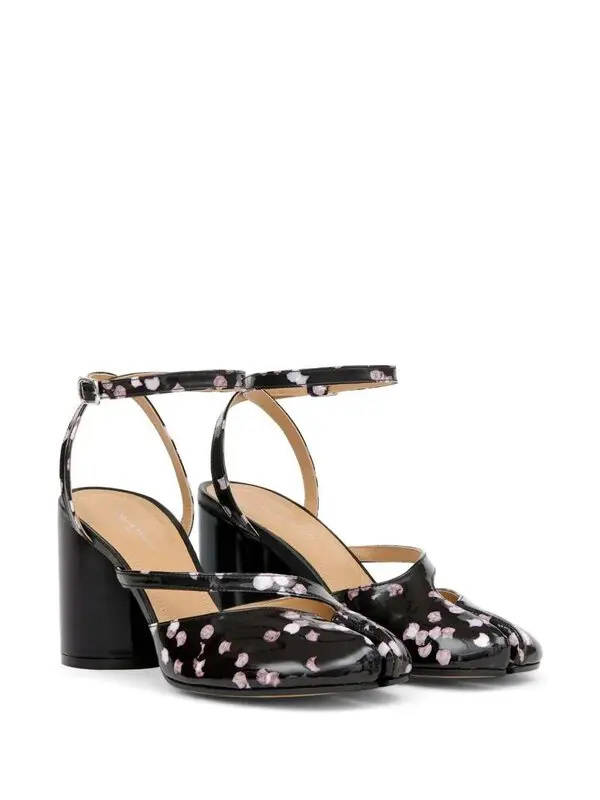 Versace Printed Pumps - Black