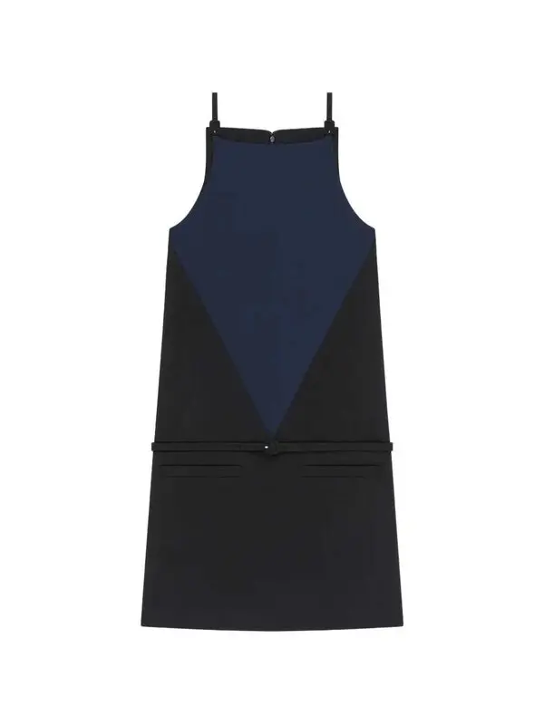 COURREGES Mini Dress With Buckle Detail - Blue
