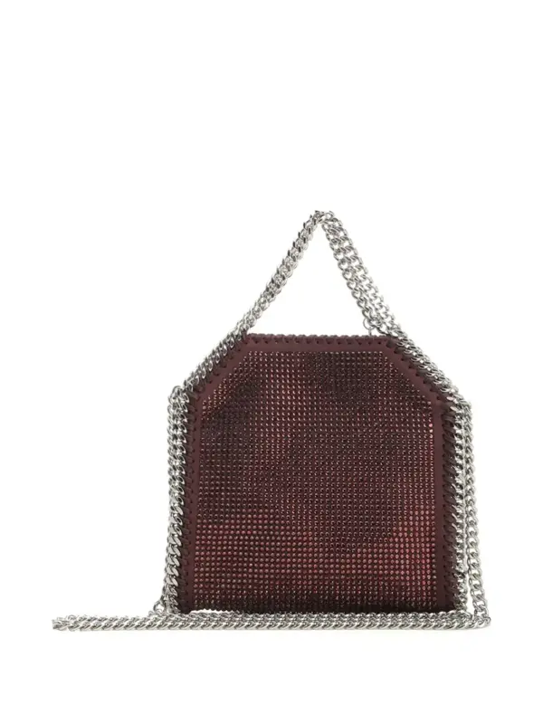 Stella McCartney Falabella Tiny Hotfix Crystals On Alter Suede