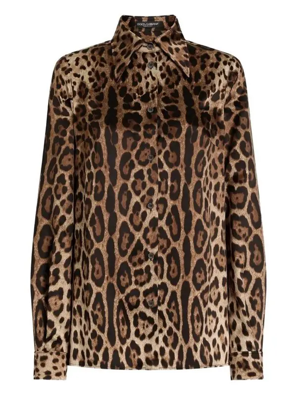 Dolce & Gabbana Leopard Print Shirt
