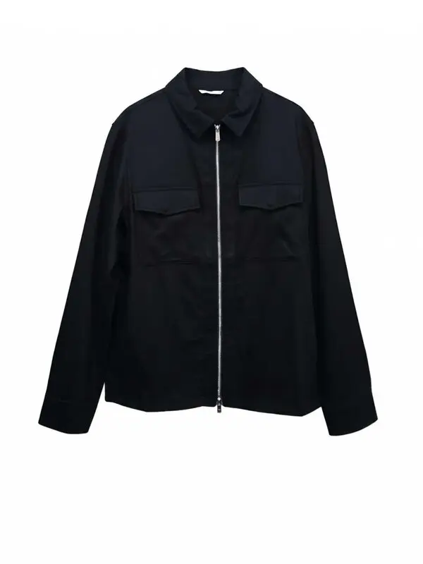 Marco Pescarolo Givenchy Zip-up Shirt Jacket - Black