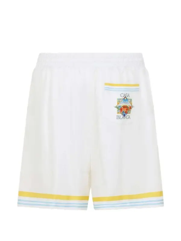 Casablanca Silk Shorts