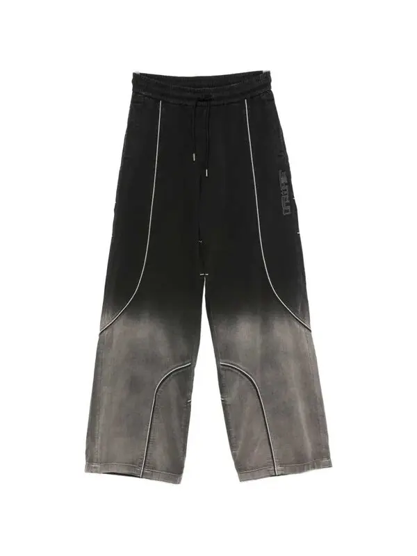 Off-White Offline Gd Gab Slouchy Trackpants - Black