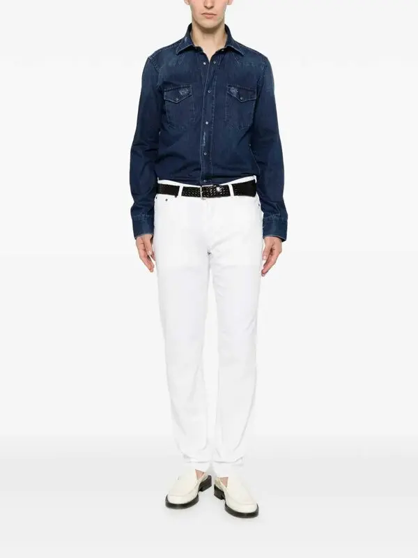 SARTORIO NAPOLI Denim Shirt With Inserts