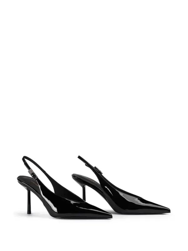 LE SILLA Glossy Leather Pumps