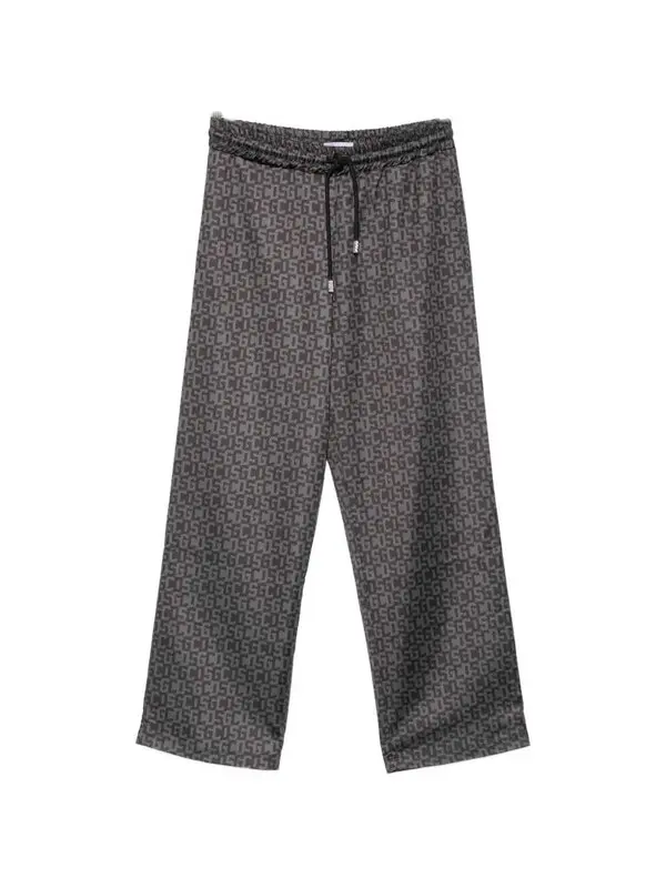 Gcds Monogram Logo" Nylon Trousers