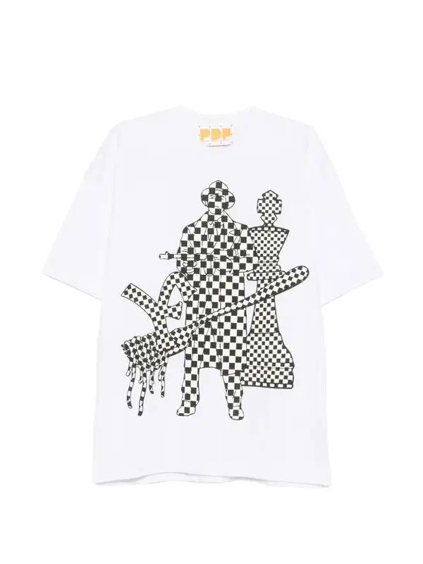 Casablanca Graphic Print T-shirt - White