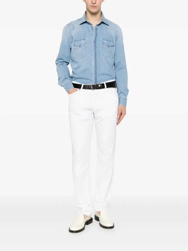 SARTORIO NAPOLI Pants With Logo Patch