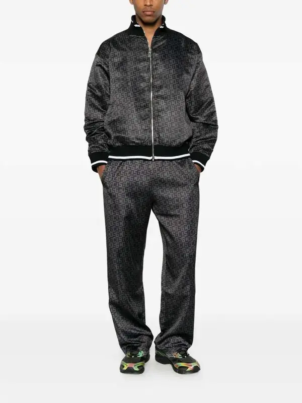 Gcds Full-zip Nylon "monogram Logo" Jacket
