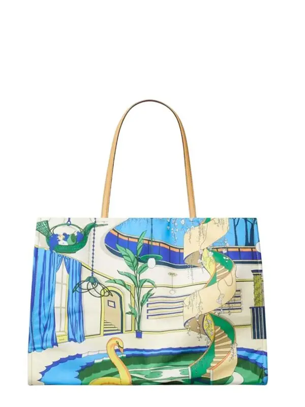 Tory Burch Ella Printed Shopping Bag