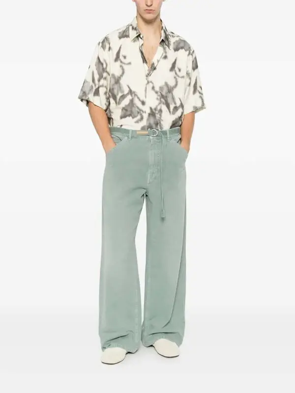 Marni Wide-leg Trousers With Belt