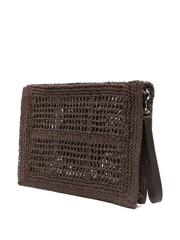 Tory Burch Ella Clutch With Logo