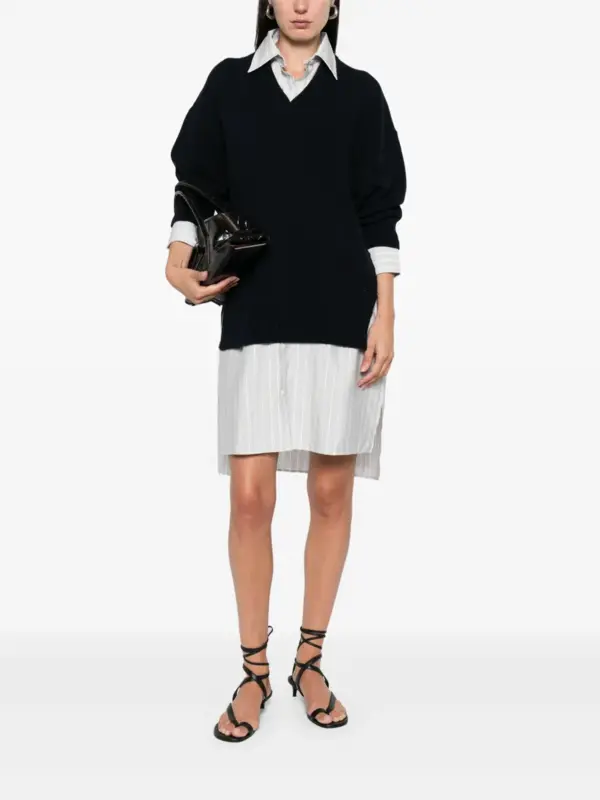 Stella McCartney Midi Dress With V-neck