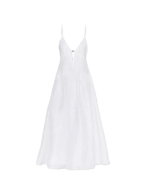 Tory Burch Linen Dress - White