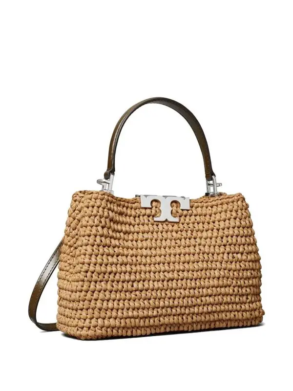 Tory Burch Eleanor Mini Straw Tote Bag