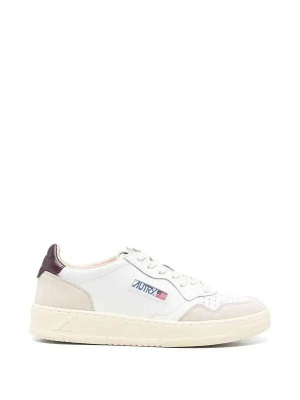 AUTRY Leather Sneakers With Medalist Inserts