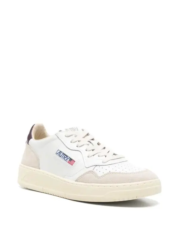 AUTRY Leather Sneakers With Medalist Inserts