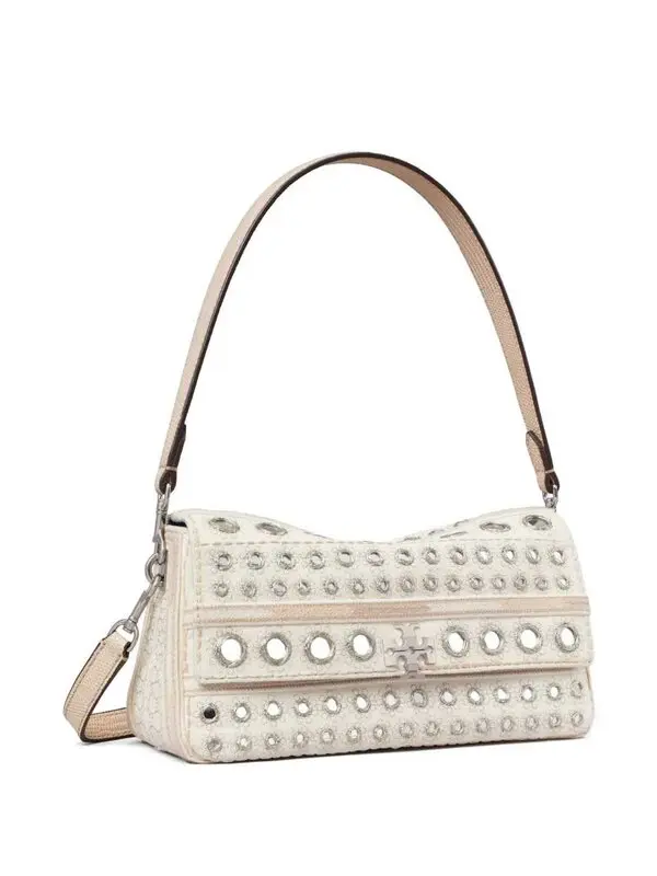 Tory Burch Small Charlie Shoulder Bag With Embellishments