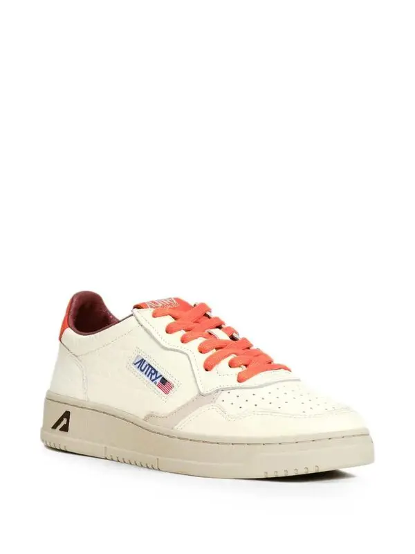 AUTRY Medalist Low Nubuck/elephant/suede Sneakers - White