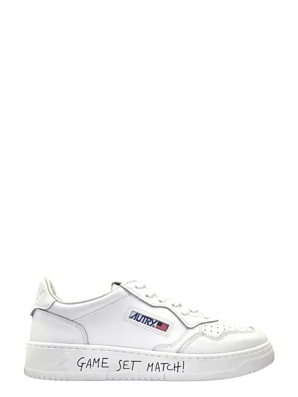 AUTRY Medalist Low `s Ml08 Match/leather Total - White