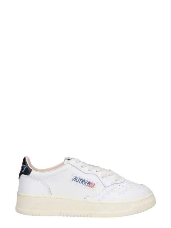 AUTRY Medalist Low Bg02 Leather/leather/logo /black