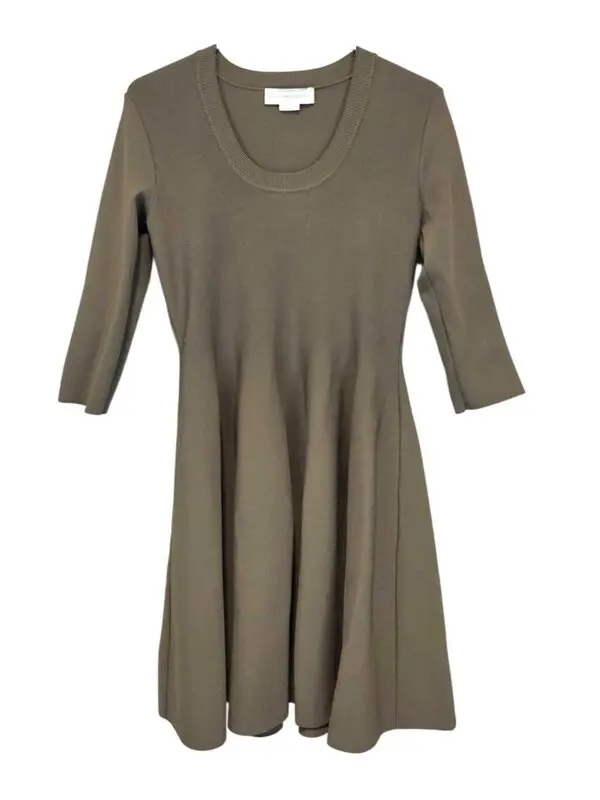 Stella McCartney A-line Knit Dress - Brown