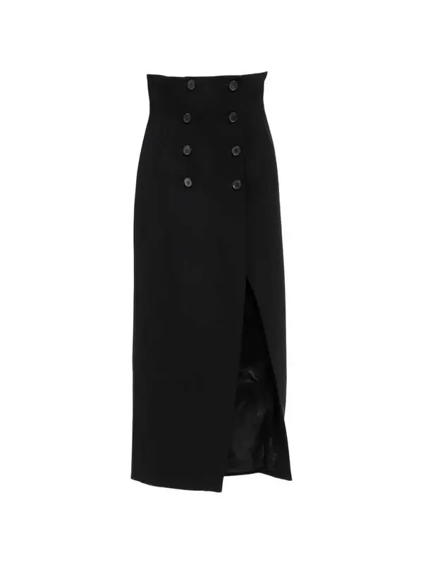 Khaite Luiza Skirt - Black