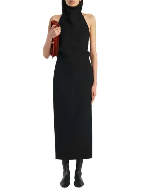 Khaite Roxanne Halterneck Maxi Dress