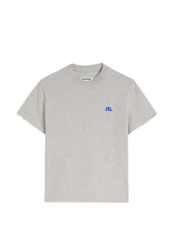 JIL SANDER Crew-neck Cotton T-shirt - Grey