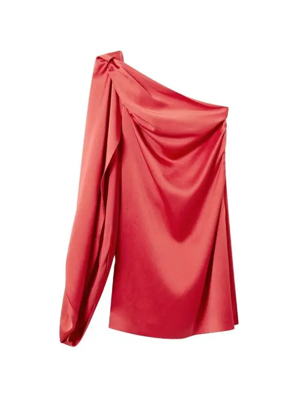 Stella McCartney One-shoulder Dress - Red