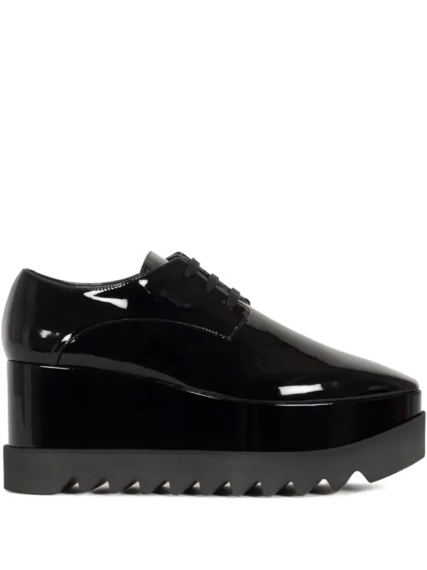 Stella McCartney Oxford Elyse Shiny 80mm - Black