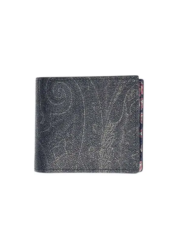 Etro Arnica Wallet + Paisley Print - Multi