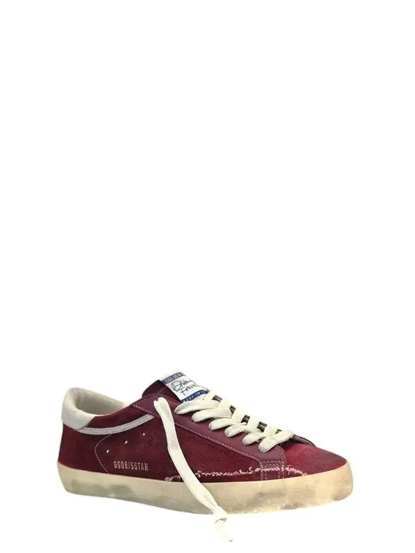 GOLDEN GOOSE Super-star Sneakers With Suede Upper And Perforated Details