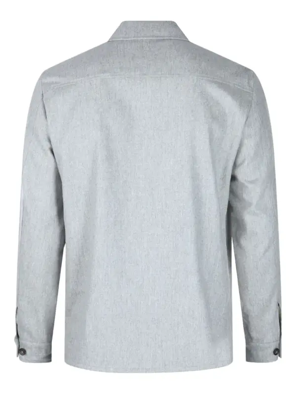 Eleventy Shirt Jacket With Pockets