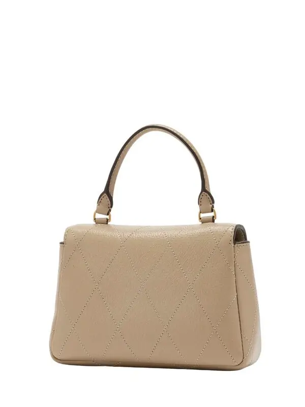 Tory Burch Charlie Mini Quilted Top Handle Bag