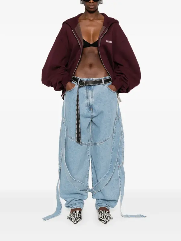 Attico Drawstring Jeans