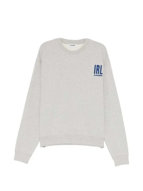 JIL SANDER Logo-print Cotton Sweatshirt