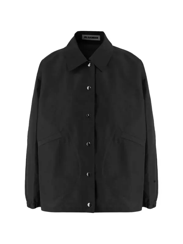 JIL SANDER Jacket With Elasticated Cuffs - Black