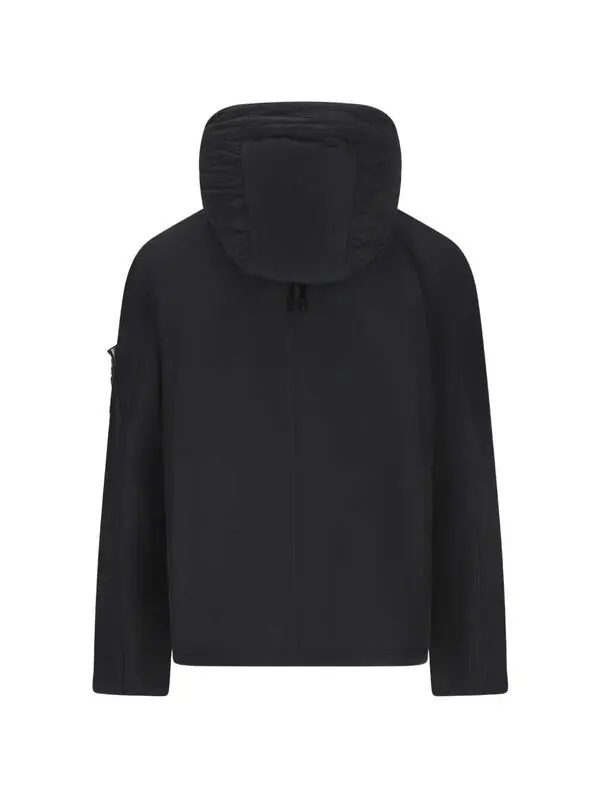 Stone Island Logo-patch Hooded Sweatshirt