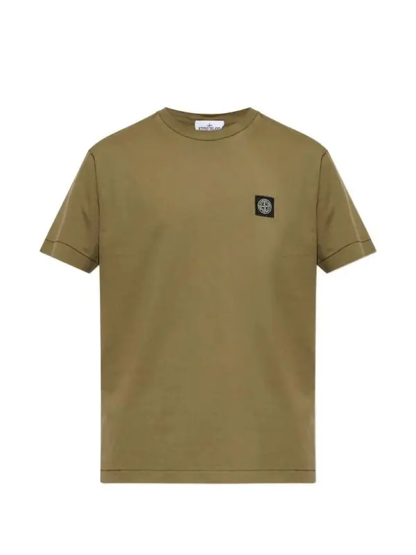Stone Island Logo-patch T-shirt - Green