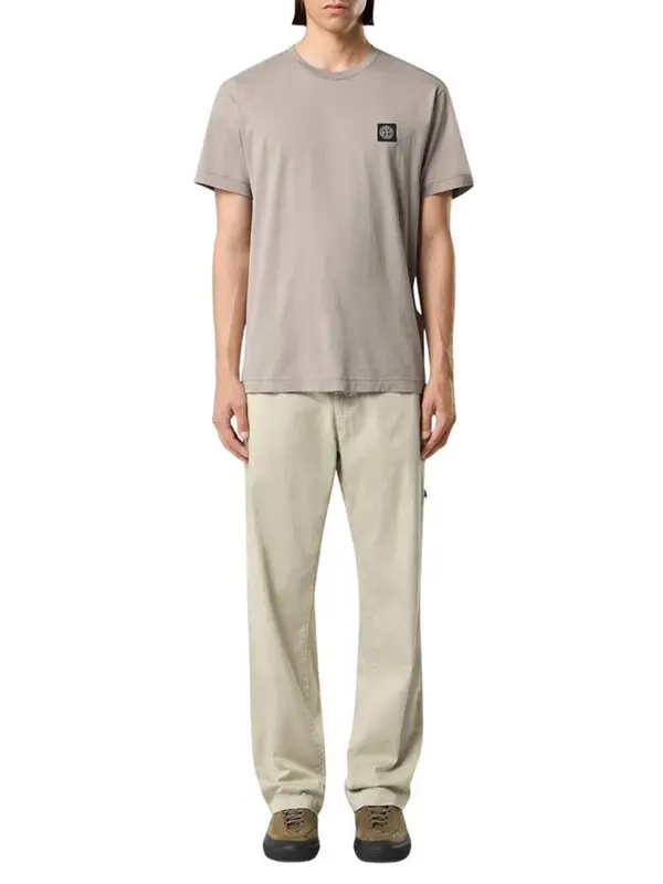 Stone Island Logo-patch T-shirt - Grey