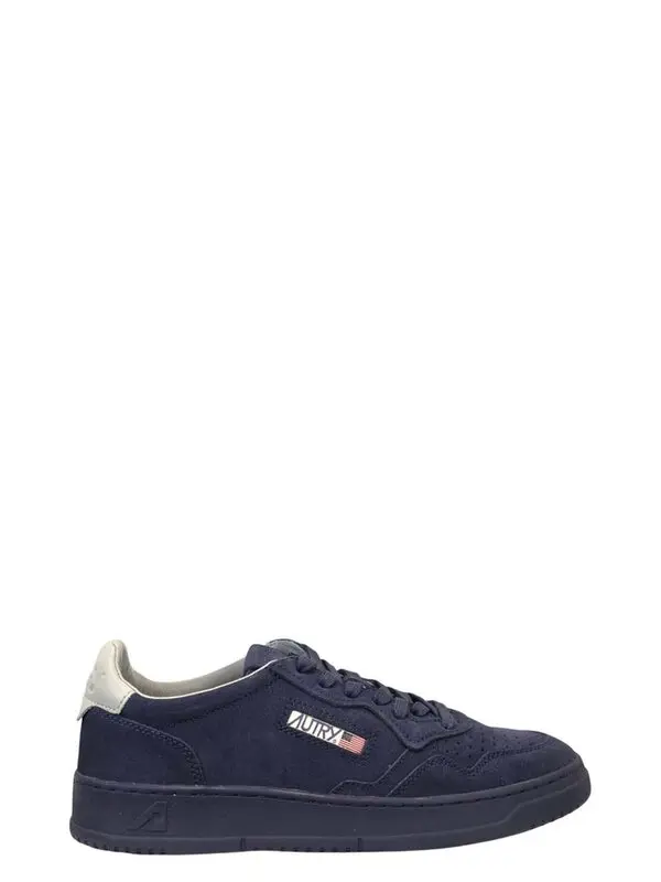 AUTRY Medalist Low `s Oh07 Suede/leather Navy/vapor - Blue