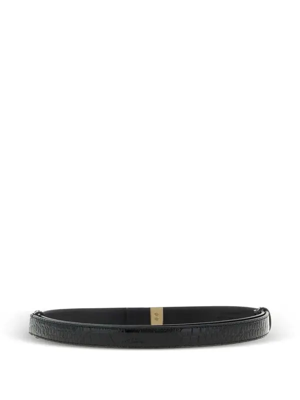 TOM FORD Crocodile-effect Belt