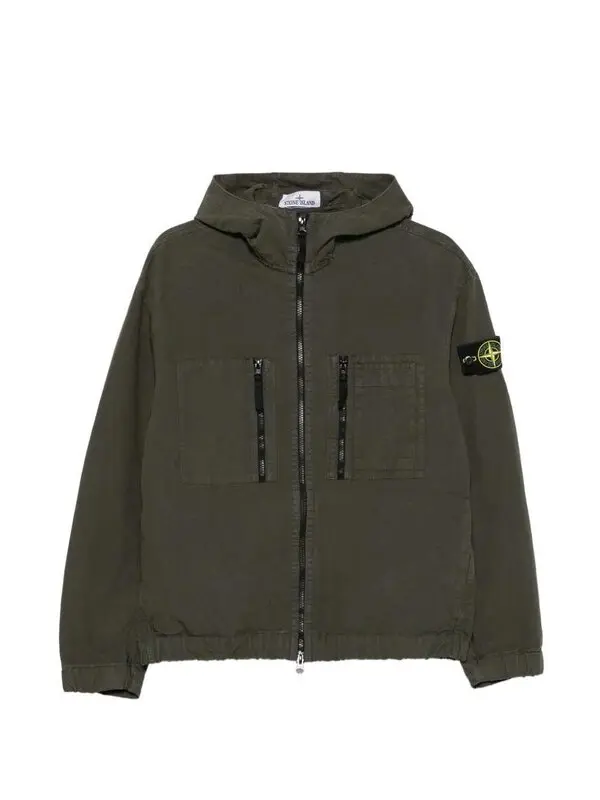 Stone Island Zip-up Jacket/hoodie - Green