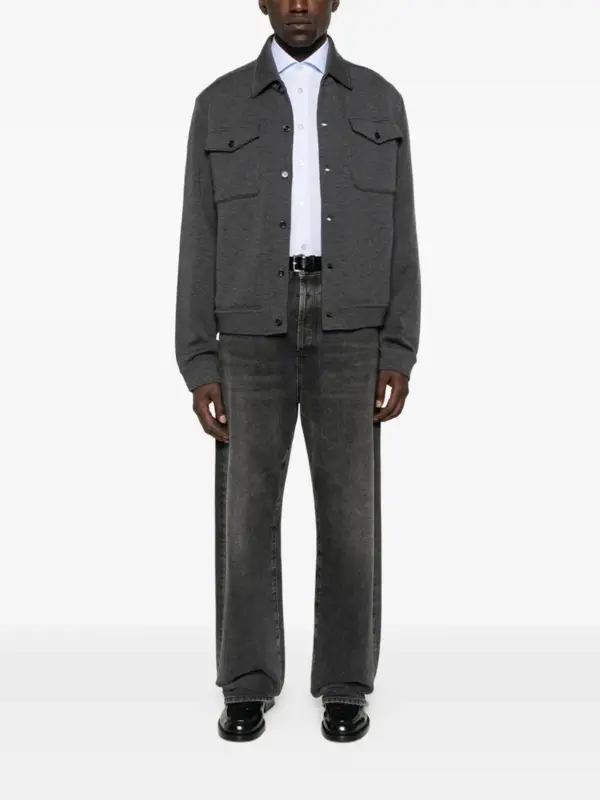 Kiton Striped Cotton Shirt